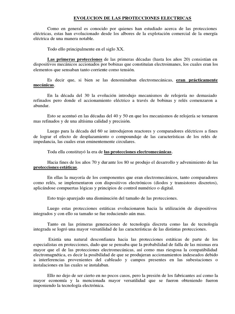 Pg12-Protecciones Digitales | PDF | Relé | Filtro electronico