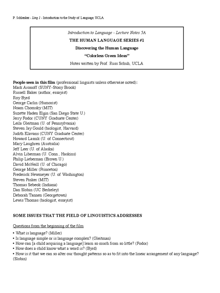 The Human Language Series 1 | PDF | Linguistics | Syntax