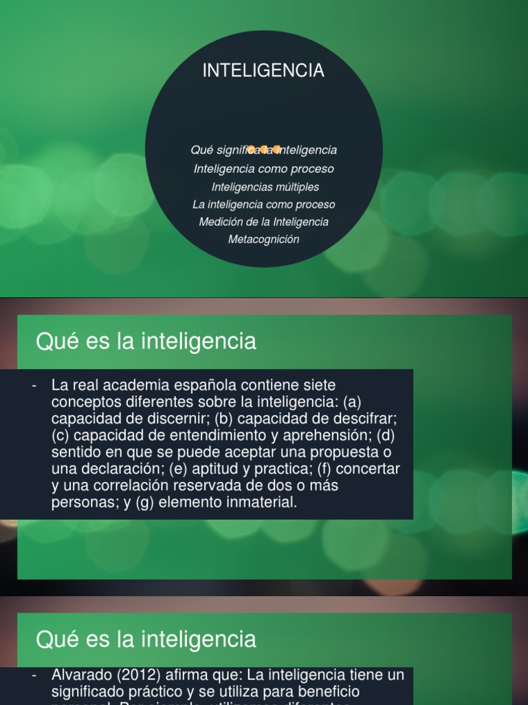 Tema 1 Inteligencia | PDF | Inteligencia | Cognición
