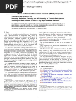 Astm d1298 | PDF | Density | Petroleum