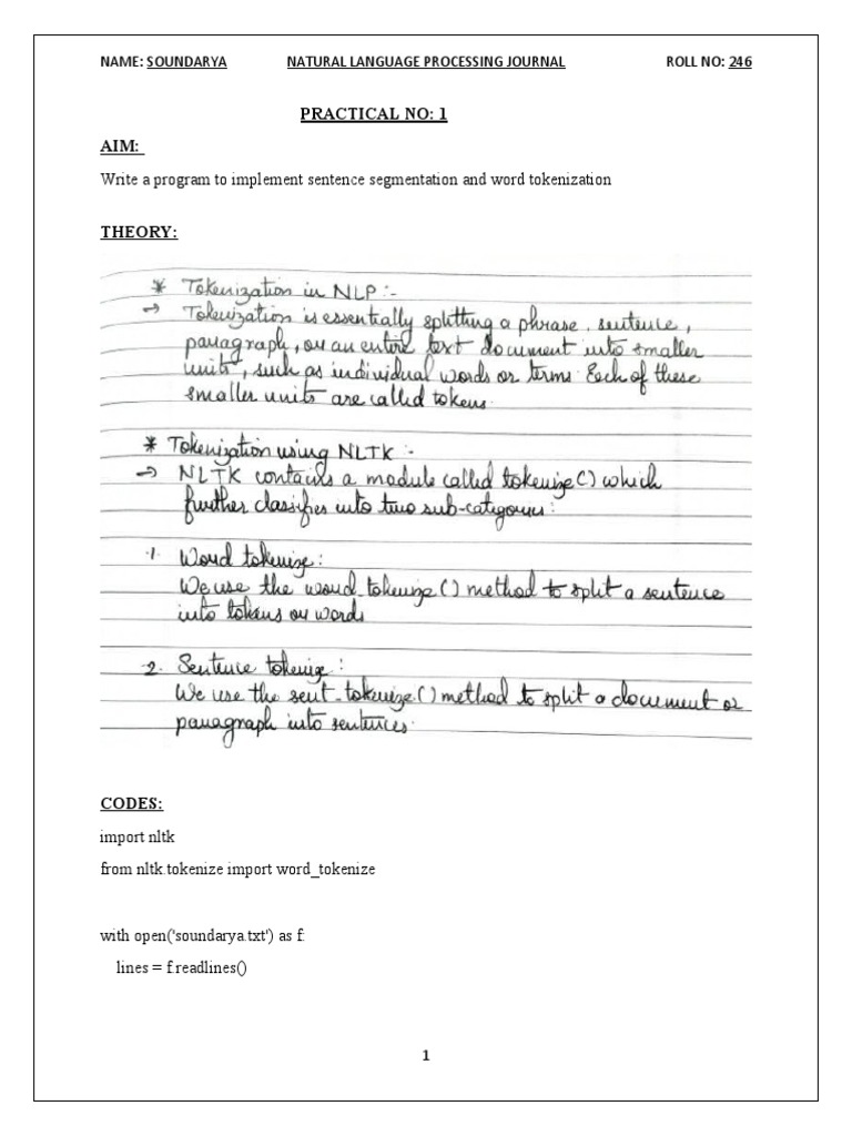 Soundarya 256 NLP Practs | PDF | Applied Mathematics | Computing
