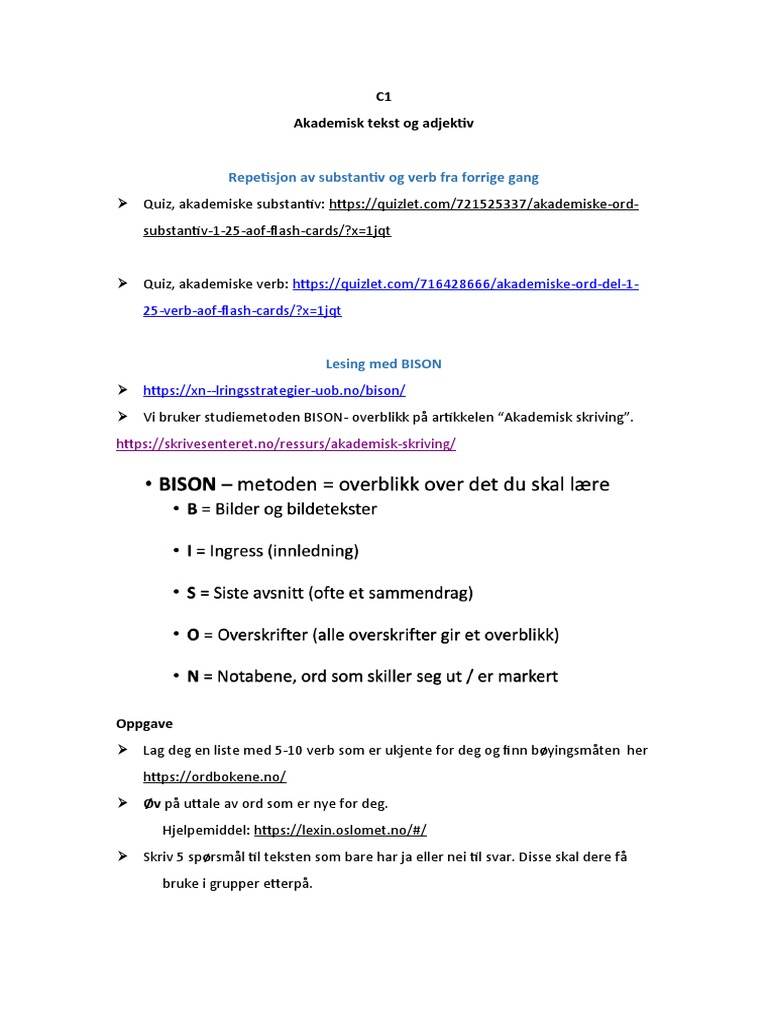C1 Akademisk Tekst | PDF