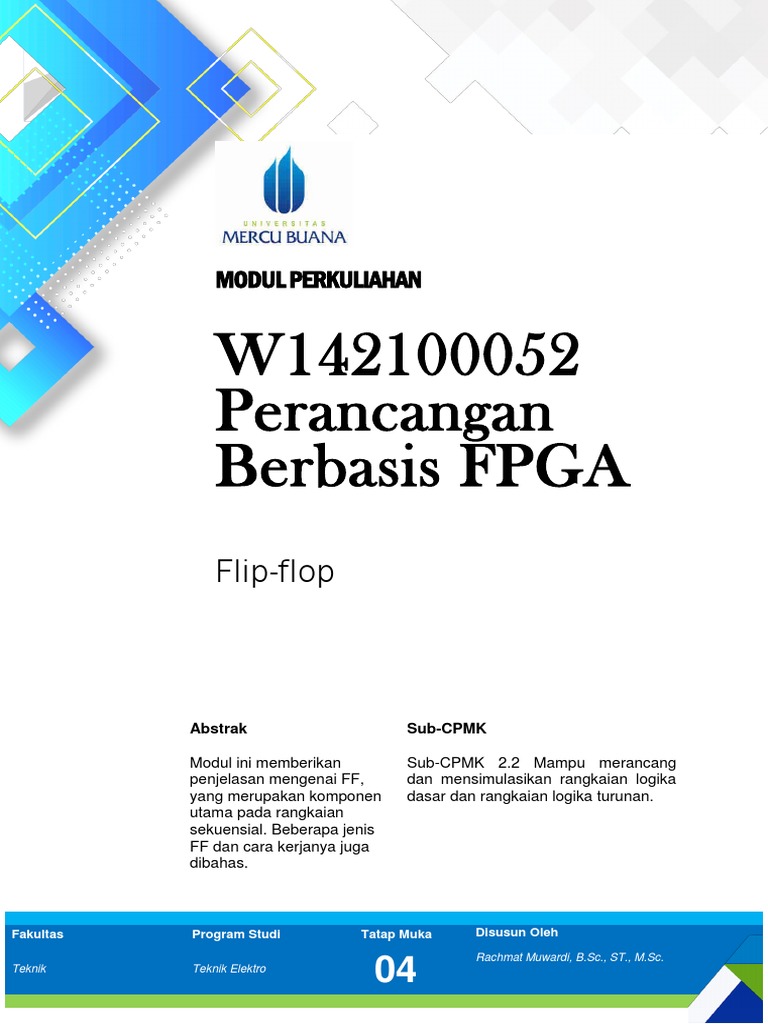 Modul 04 - Flip-Flop | PDF