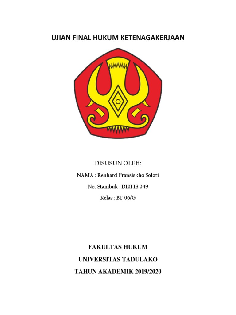 Final Hukum Ketenagakerjaan Pdf 