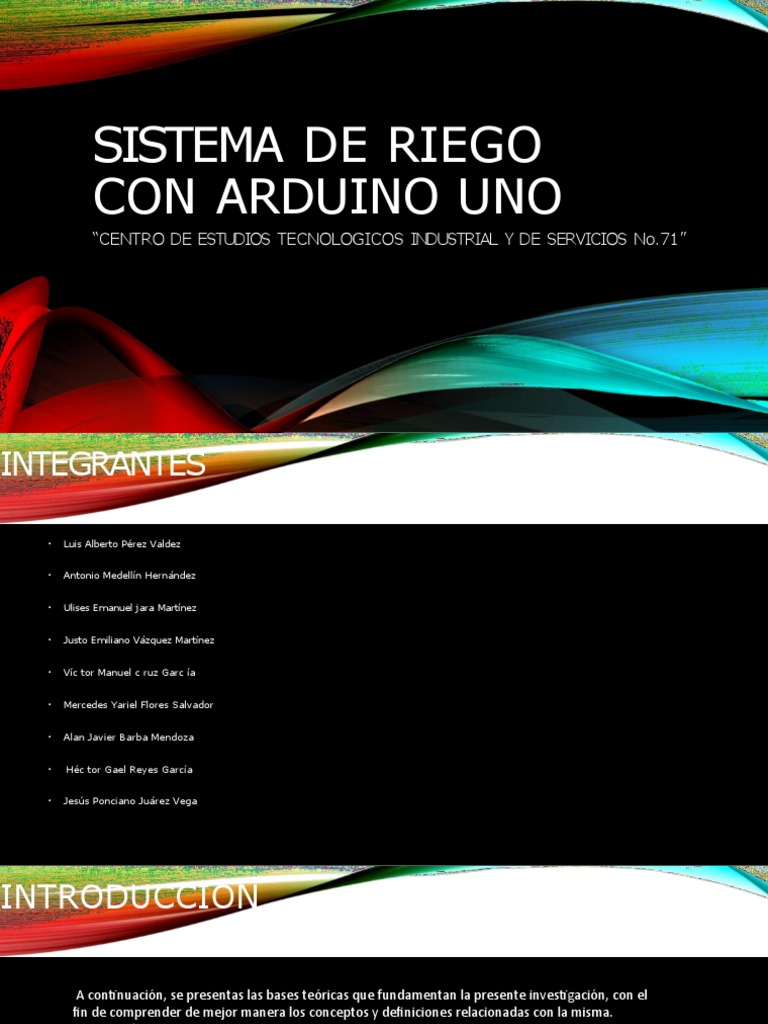 Sistema de Riego Con Arduino UNO Terminado | PDF | Riego | Agua