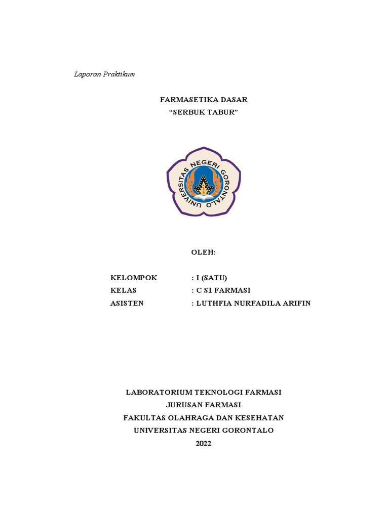 Pembuatan Serbuk Tabur Farmasi Dasar | PDF | Pengembangan Diri | Kesehatan Holistik