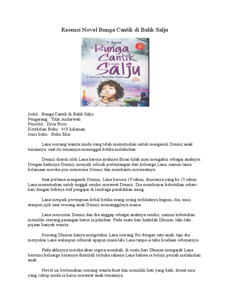 Resensi Novel Bunga Cantik Di Balik Salju (Lina) | PDF