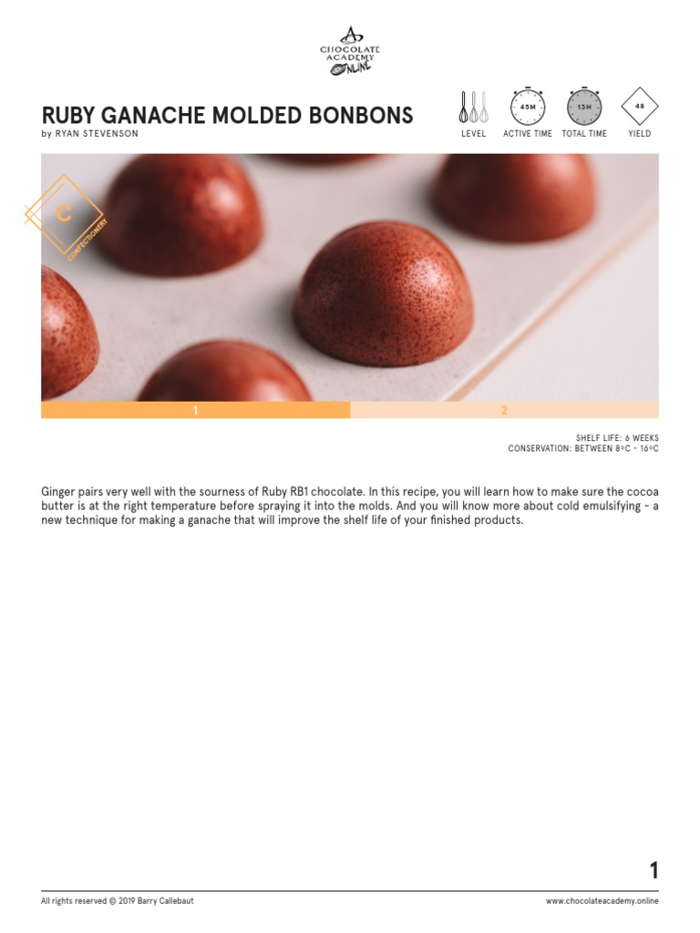 Ruby y Jengibre Bombons Ryan Stevenson - 3 | PDF | Chocolate | Butter