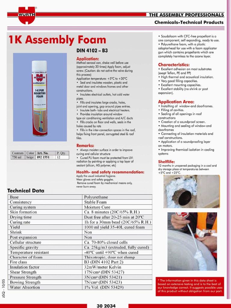 0892 1551 B3 Foam | PDF