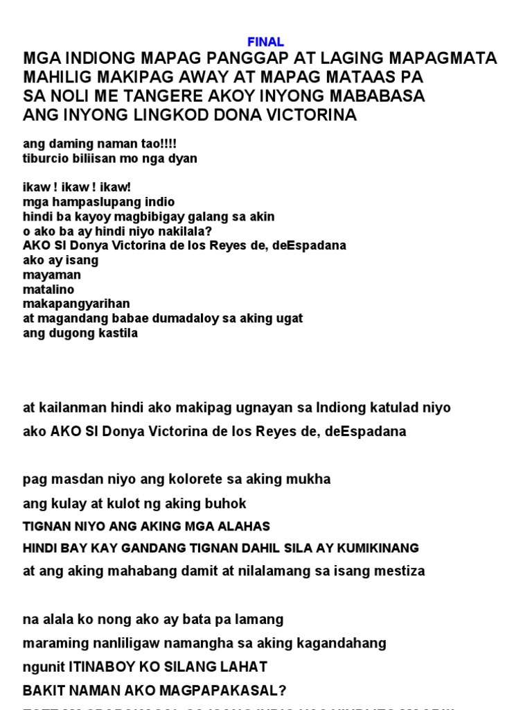 Dona Victorina.. | PDF