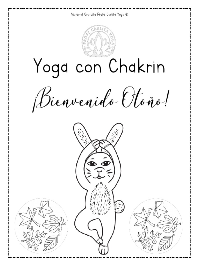 Yoga Con Chakrin Bienvenido Otoño Material Gratuito | PDF