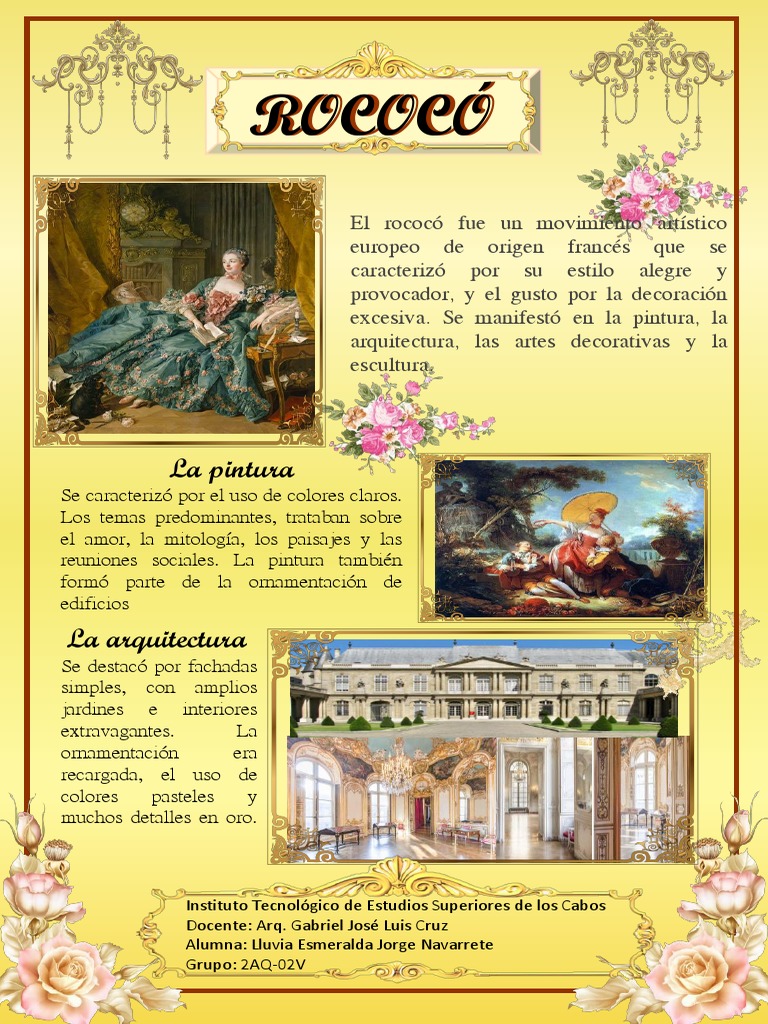 Rococó Infografía | PDF