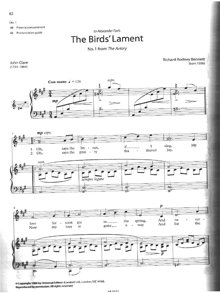 The Birds Lament | PDF