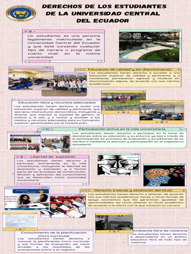 Infografias Uce | PDF | Ecuador | Universidad