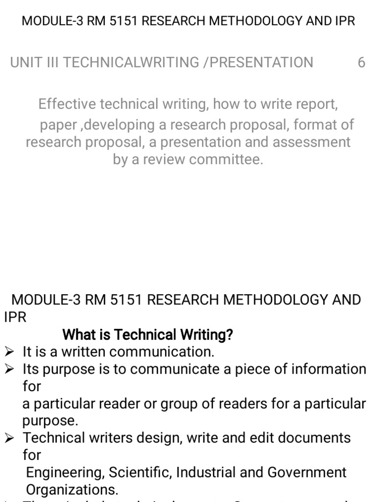 Module-3 RM 5151 Research Methodology and Ipr | PDF | Methodology | Abstract (Summary)