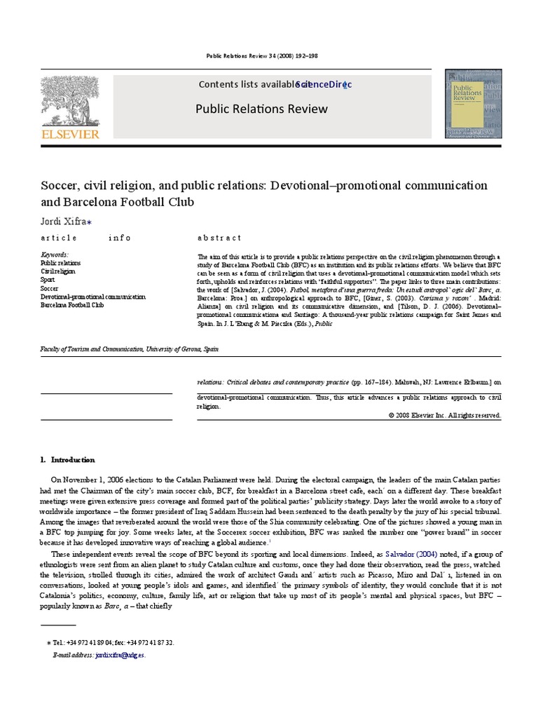 Public Relations Review | PDF