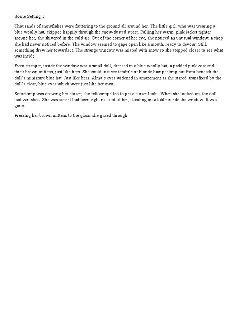 Scene Setting 1 | PDF