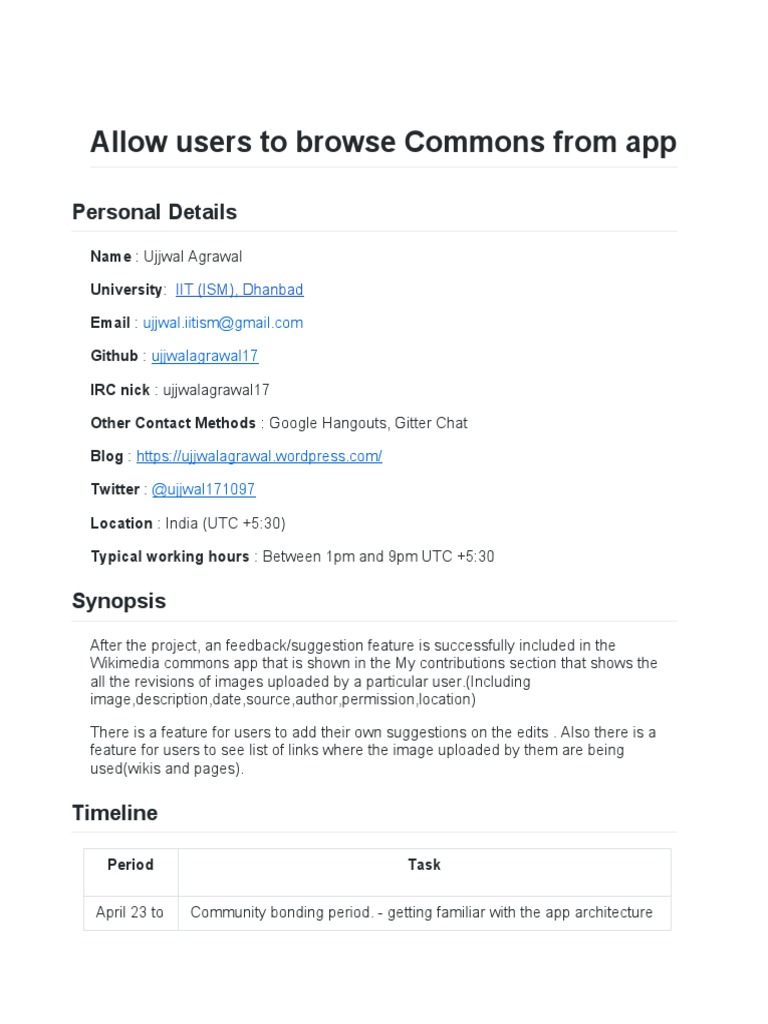 Allow users to browse image revisions and provide feedback on images in Wikimedia Commons mobile ...