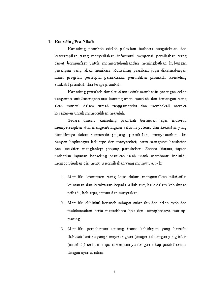 STASE PRA NIKAH DAN PRAKONSEPSI | PDF