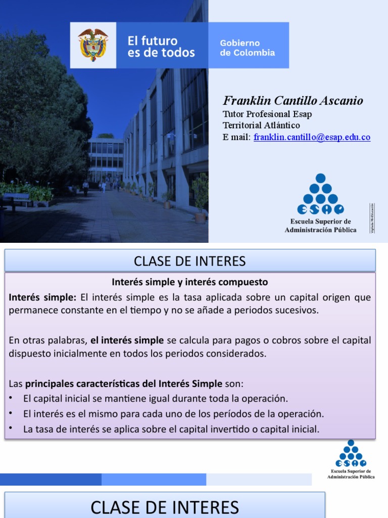 Intres Simple... 2da Parte | PDF | Interés | Tasas de interés