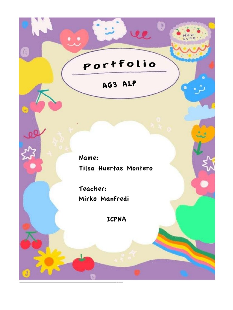AG3 - Portfolio - Portafolio Icpna Avanzado | PDF