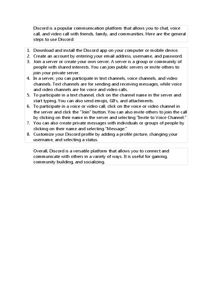 What Is The Discord | PDF | Computers