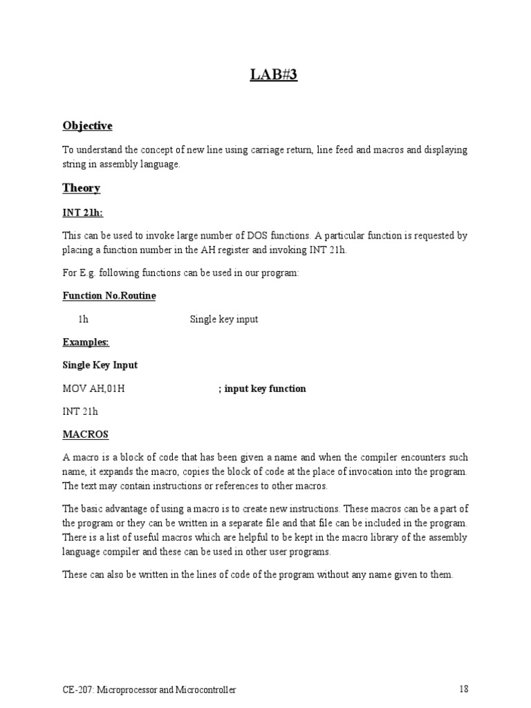 Lab3 Pdf String Computer Science Macro Computer Science 