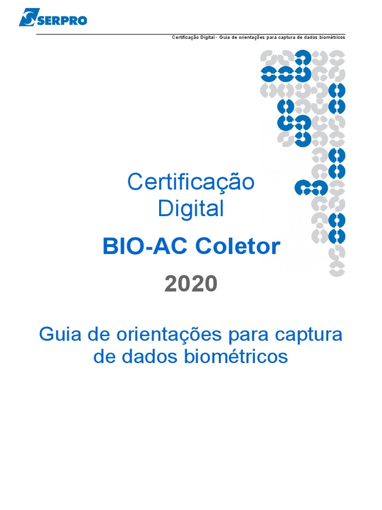 Bio-AC Coletor - Guia de Orientações para Captura de Dados Biométricos ...