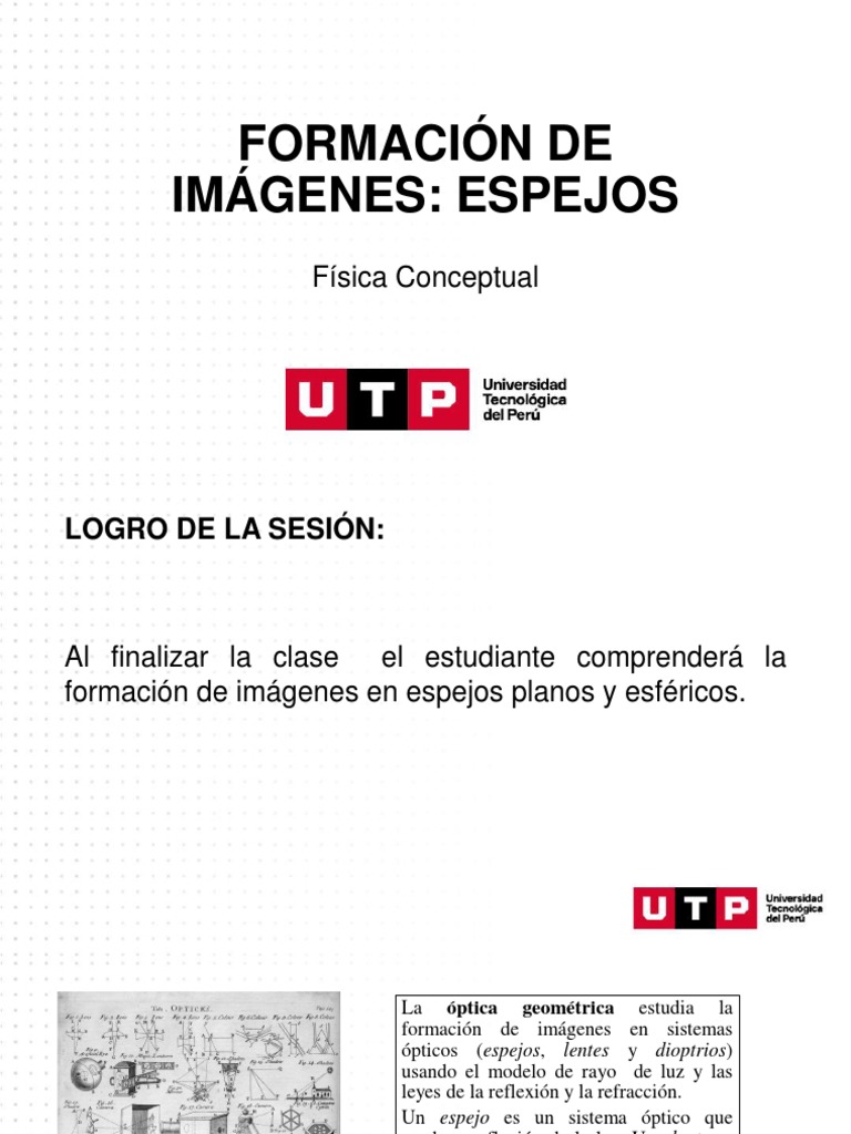 S14.s1 - IMAGENES FORMADAS POR ESPEJOS PLANOS | PDF | Espejo | Óptica