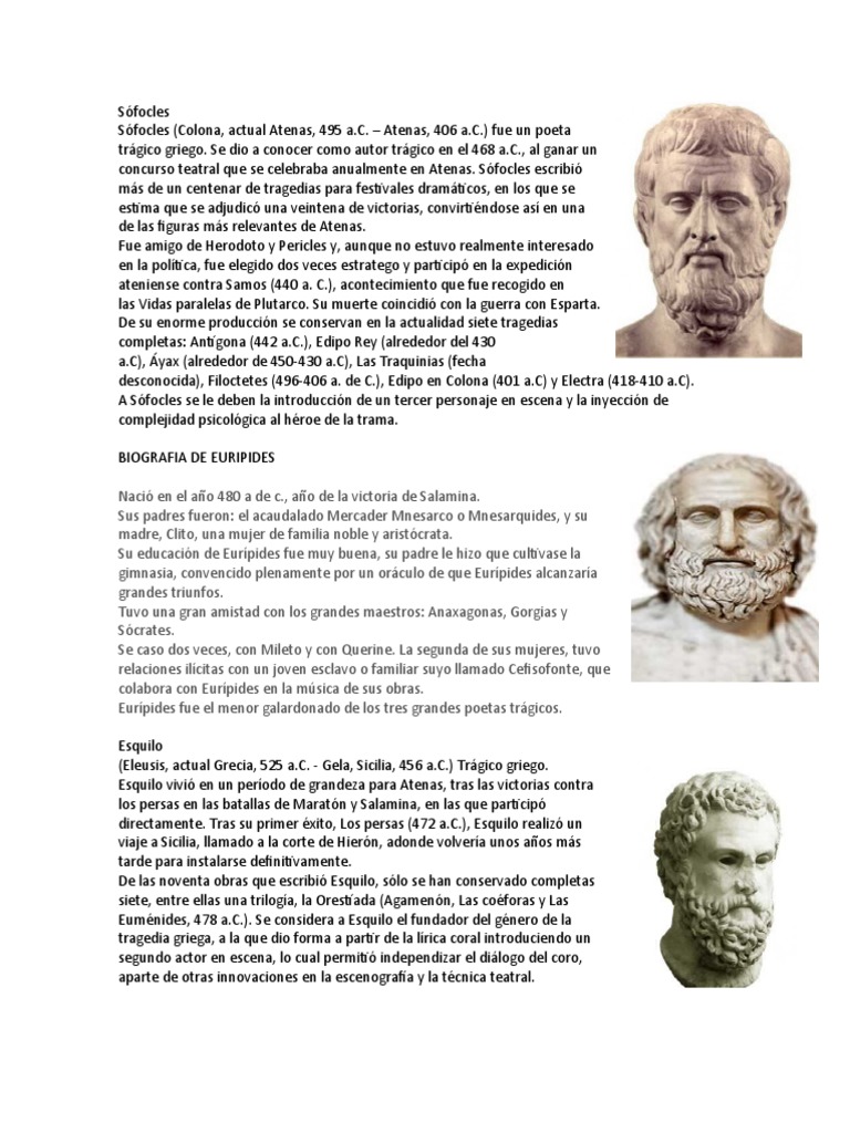 Sófocles | PDF | Esquilo | Sófocles