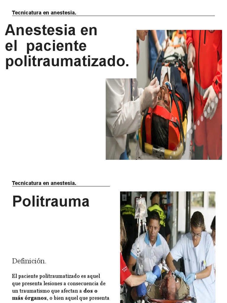 1 Politrauma | PDF | Medicina | Emergencias Médicas