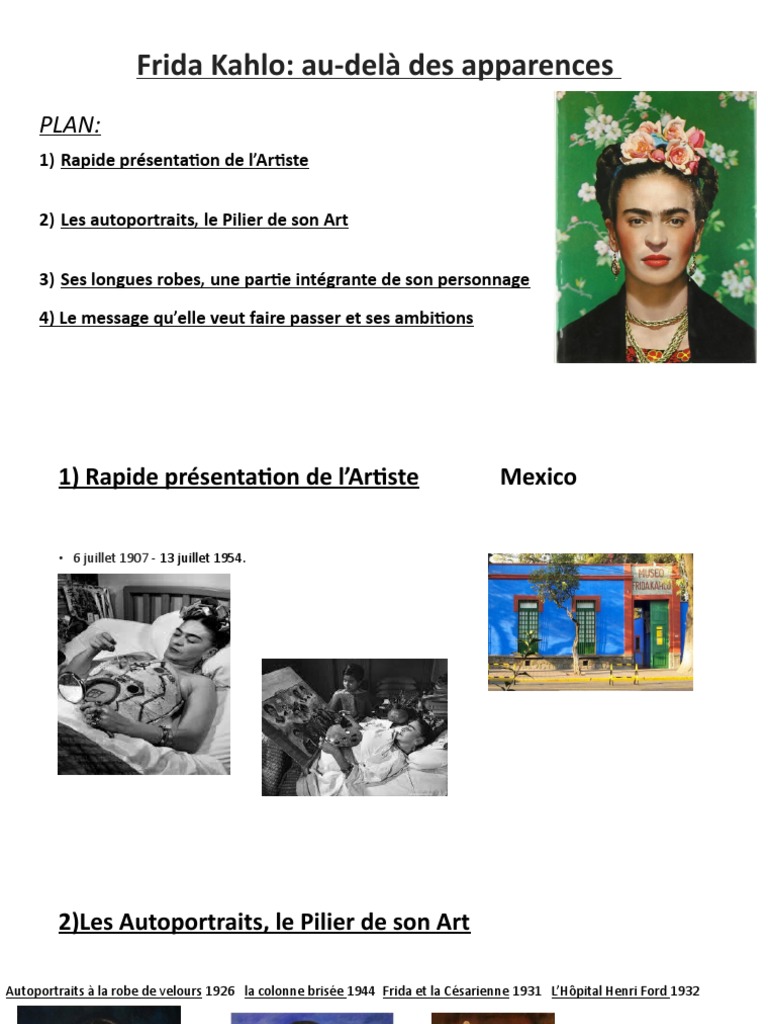 Frida Kahlo Power Point | PDF