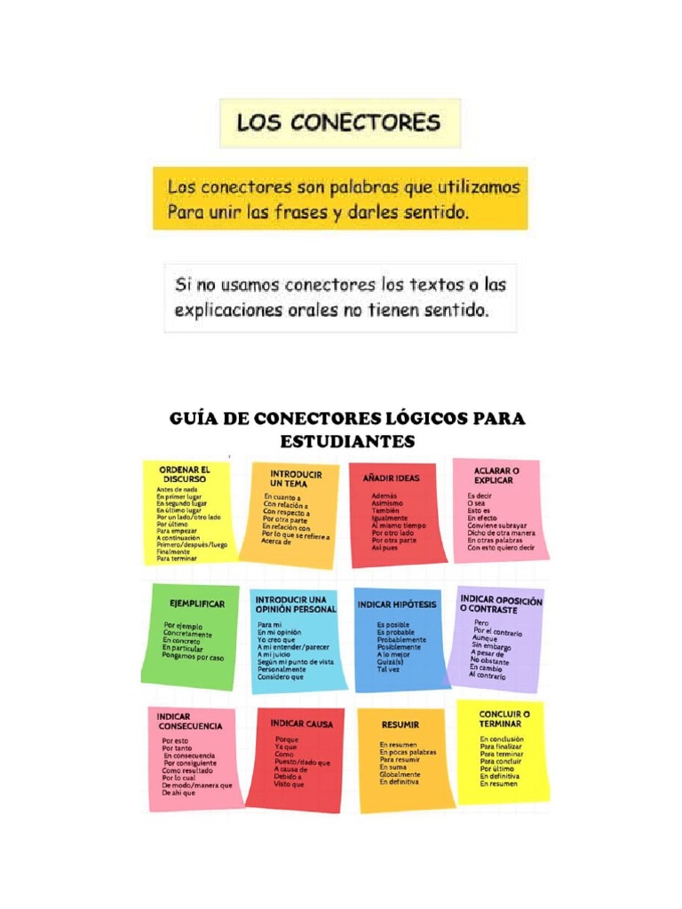 Los Conectores | PDF