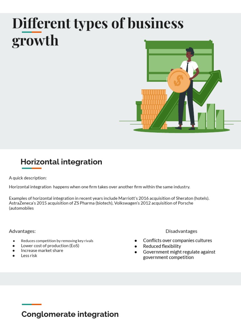 Different Types of Business Growth PDF | PDF