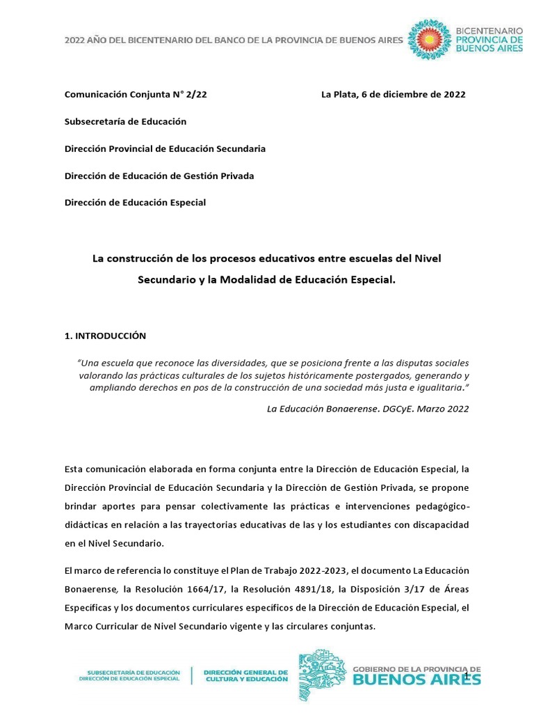 La Construcción de Los Procesos Educativos Entre Escuelas Del Nivel ... La Construcción de Los Procesos Educativos Entre Escuelas Del Nivel ...
