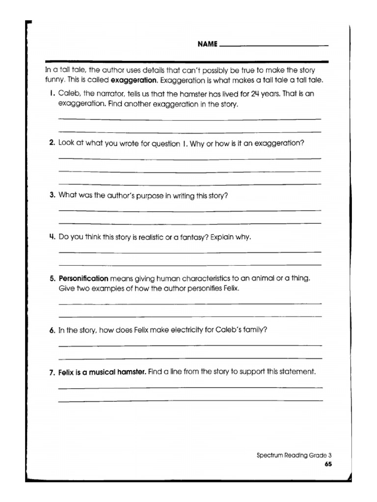 Grade-3-Reading Passages 65-85 | PDF