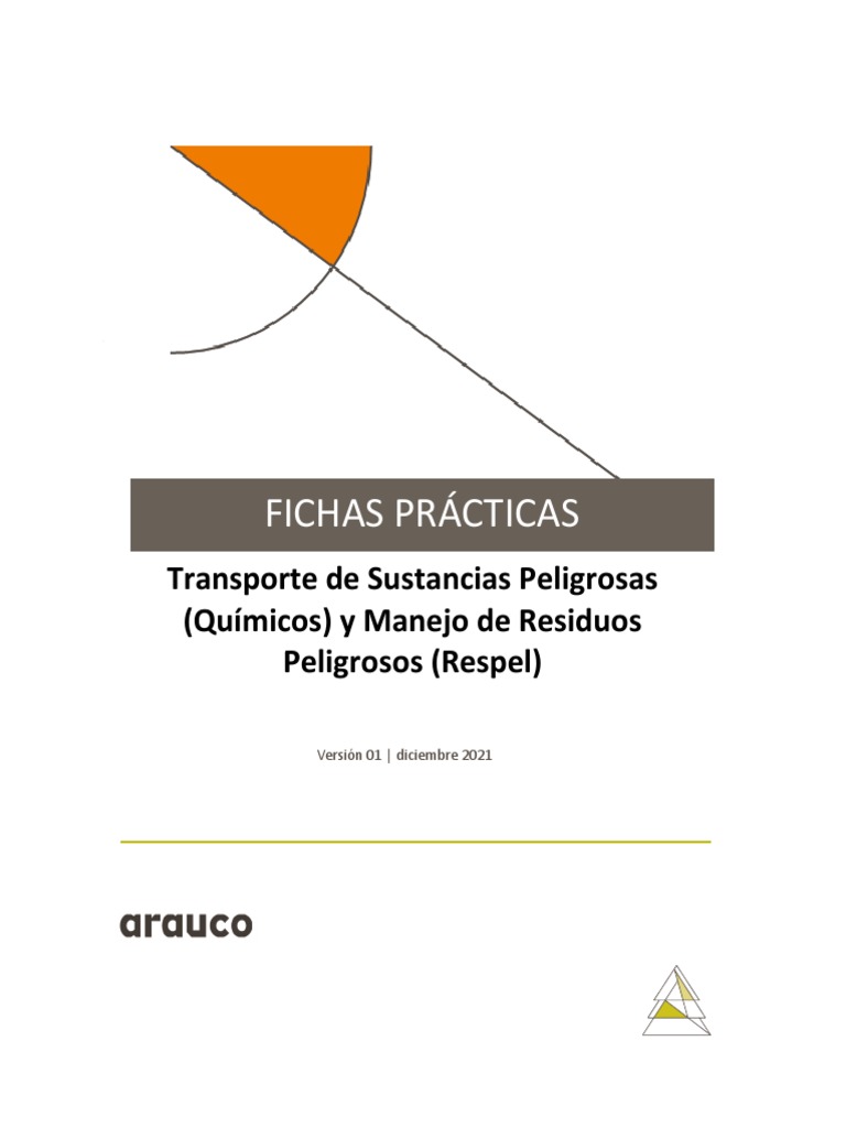Ficha Transporte Sustancias Peligrosas y Manejo de Respel | PDF | Residuos | Contaminación