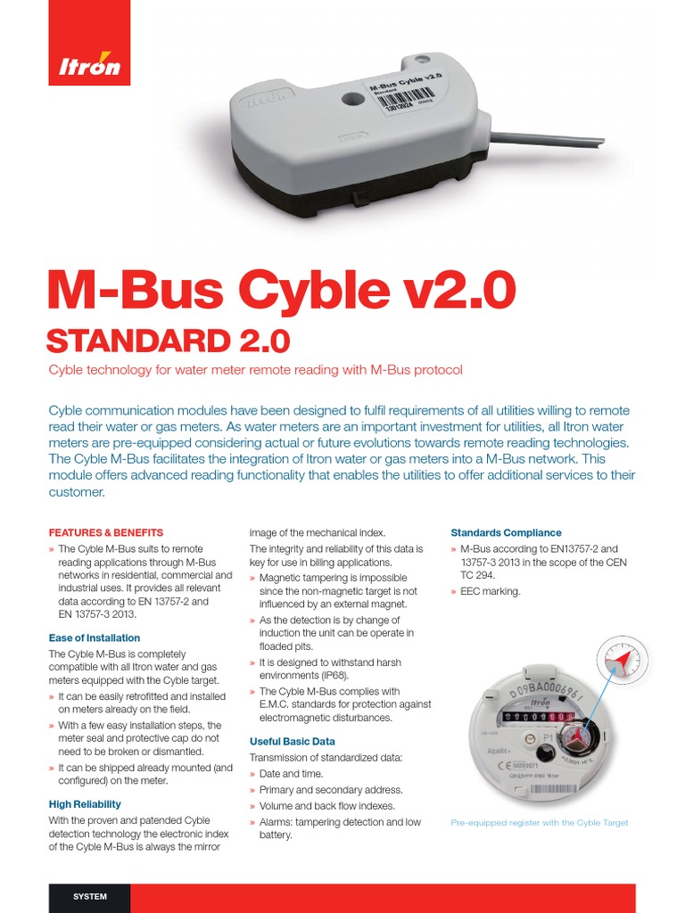Cyble MBus STD EN WEB | PDF | Electromagnetic Compatibility ...