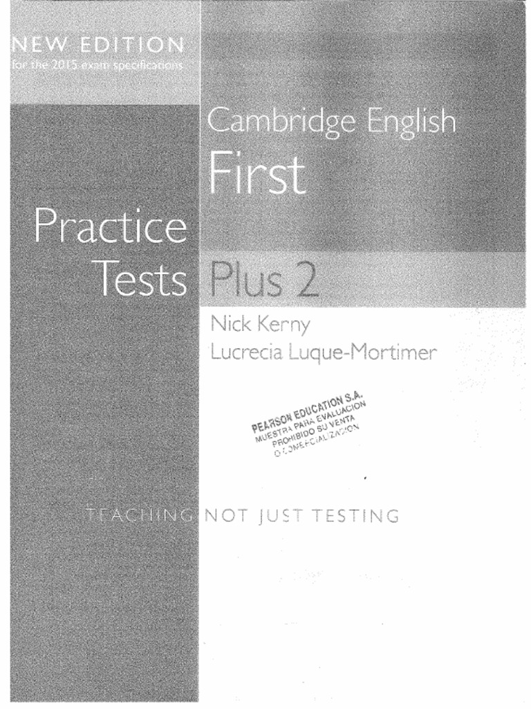 Practice Tests Plus 2015 Book | PDF
