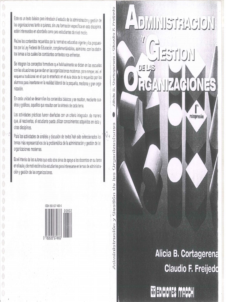 Administración y Gestión de Las Organizaciones | PDF