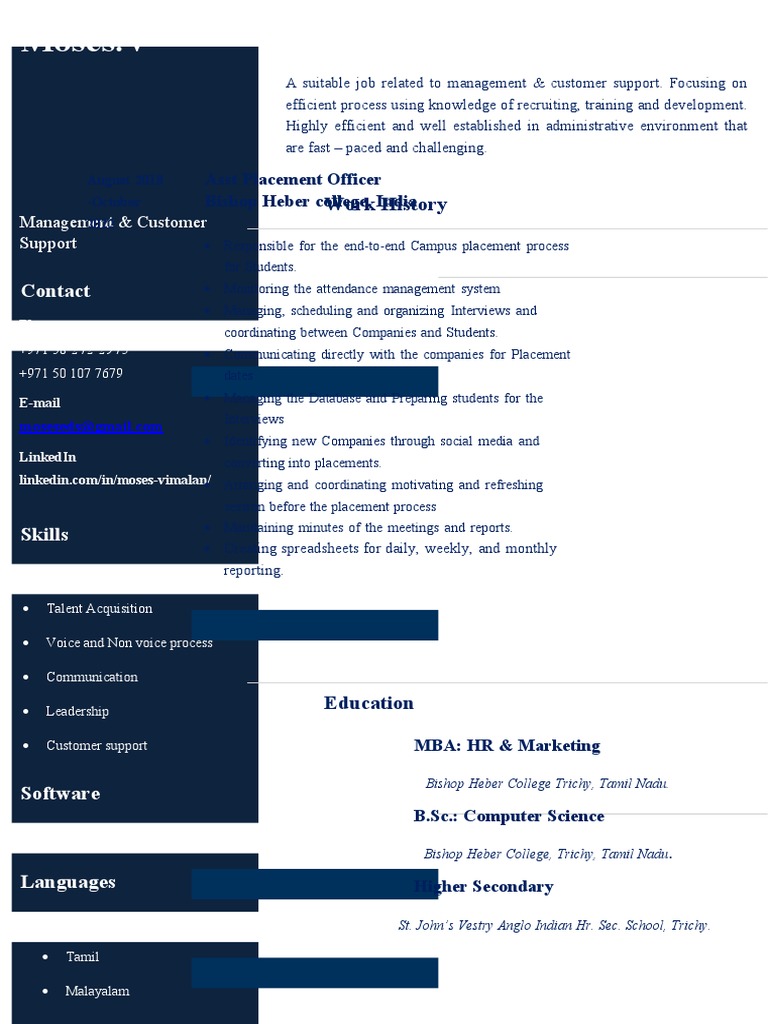 Vin Resume-1 | PDF | Business | Computing