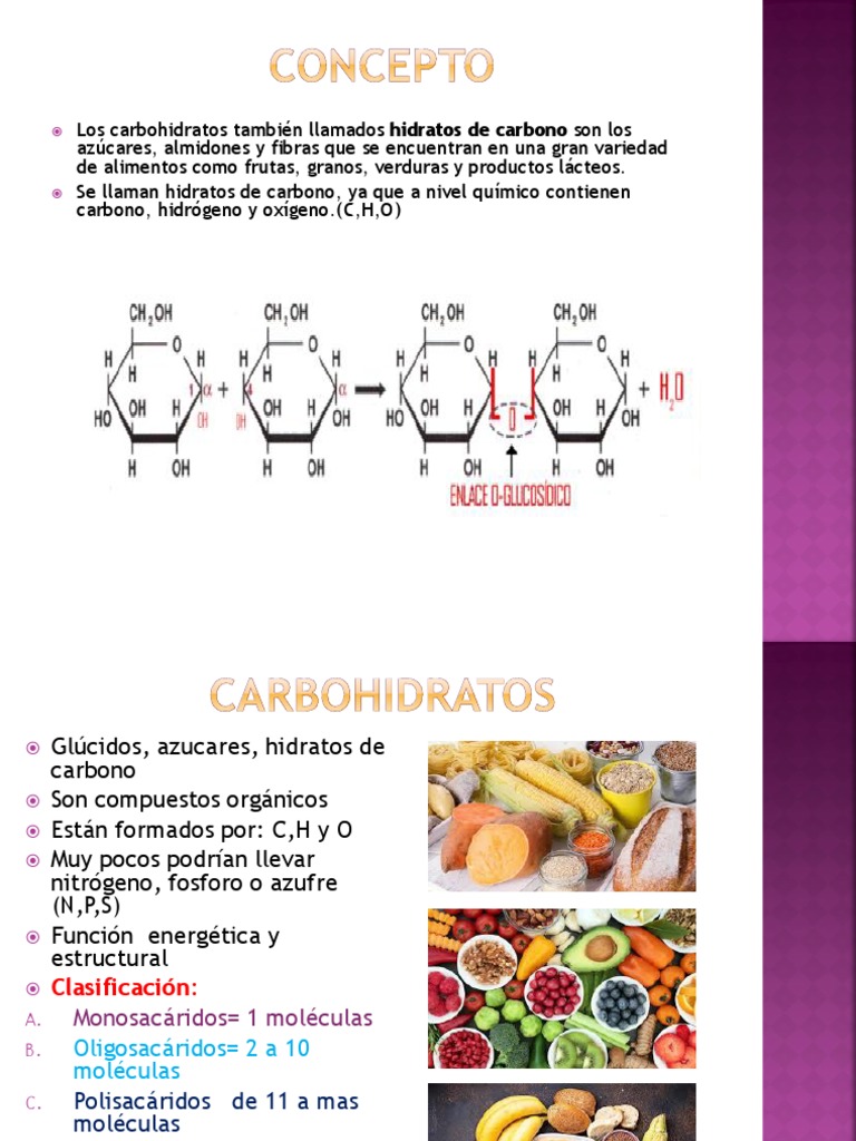 Carbohidratos Estructura Y Funciones Pdf Carbohidratos Glucosa