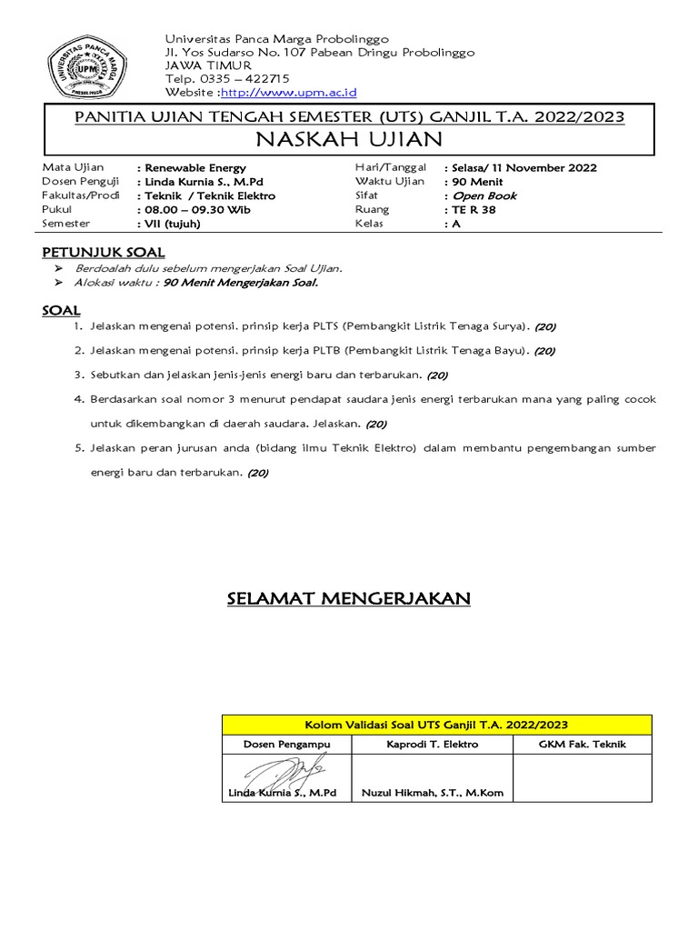 UTS R.Energy 2223 A | PDF
