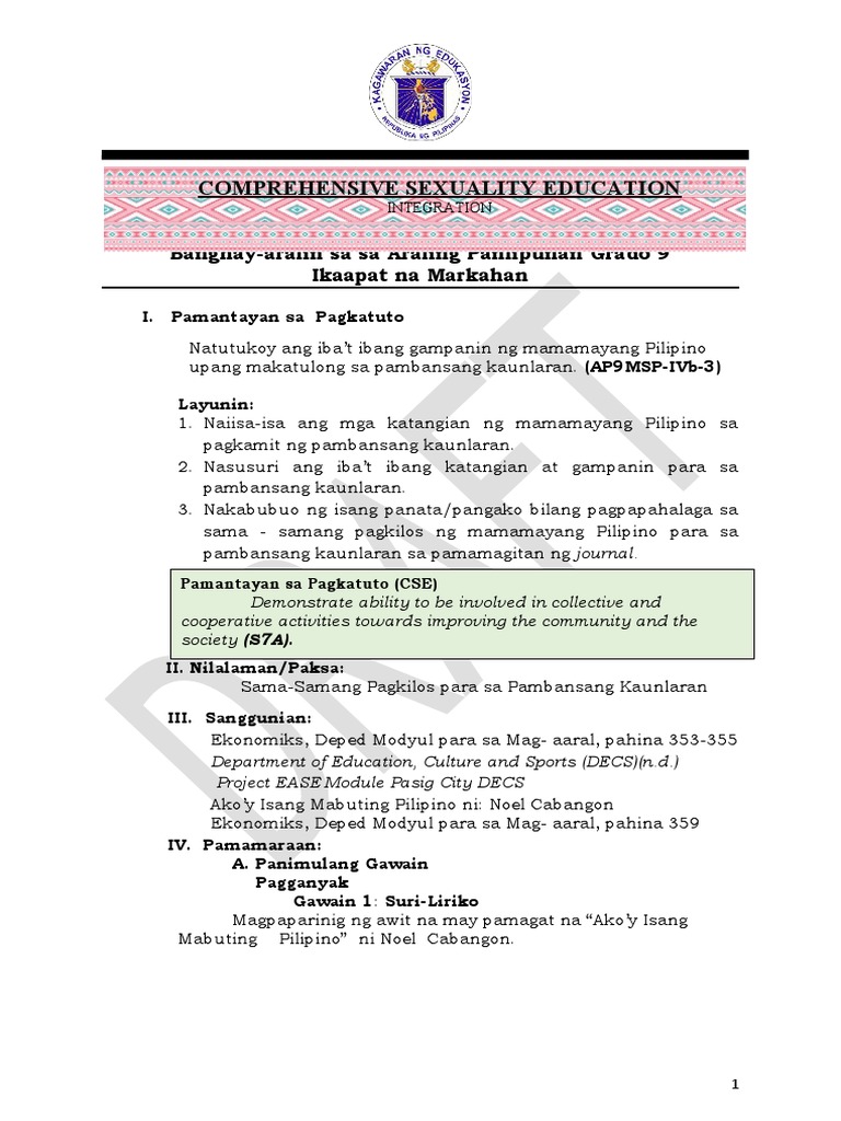 AP DLP Cse g9 Final 1 | PDF