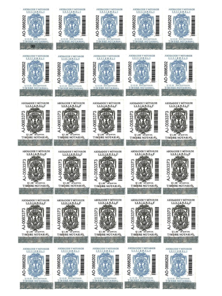 Timbres Notariales | PDF Timbres Notariales | PDF