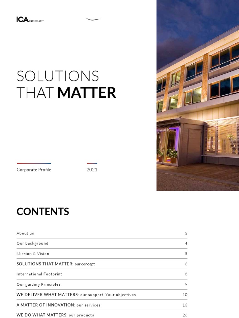 2448 CATALOGO ICA-corporate-profile-2021-EN-short-sito-OK | PDF | Laboratories | Innovation