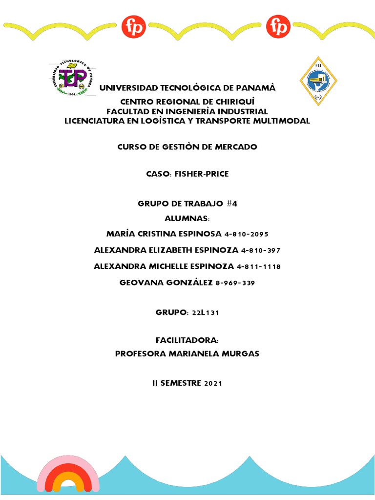 Caso Fisher Price, Grupo 4 | PDF | Marketing | Juguetes