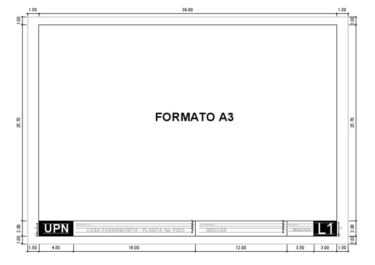Lámina A3 - Membrete Actual | PDF