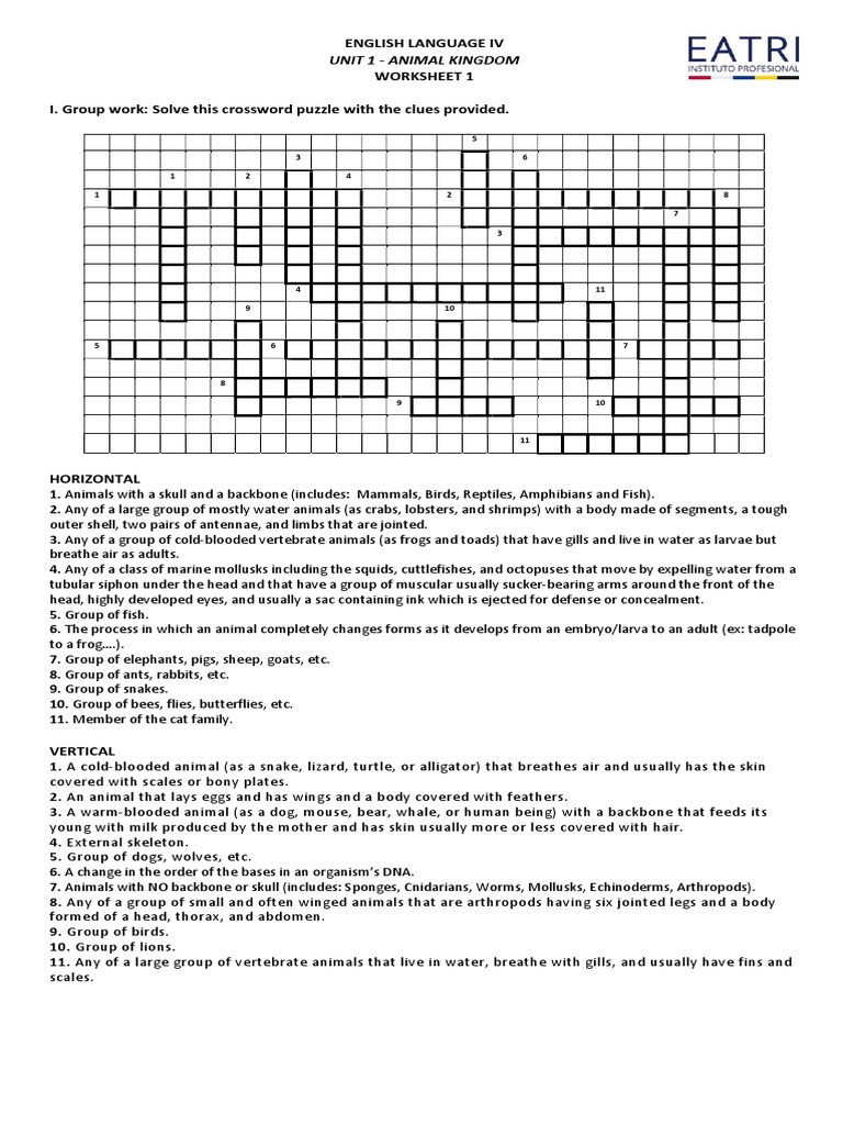 Animal Kingdom - Worksheet 1 | PDF | Amphibian | Organisms