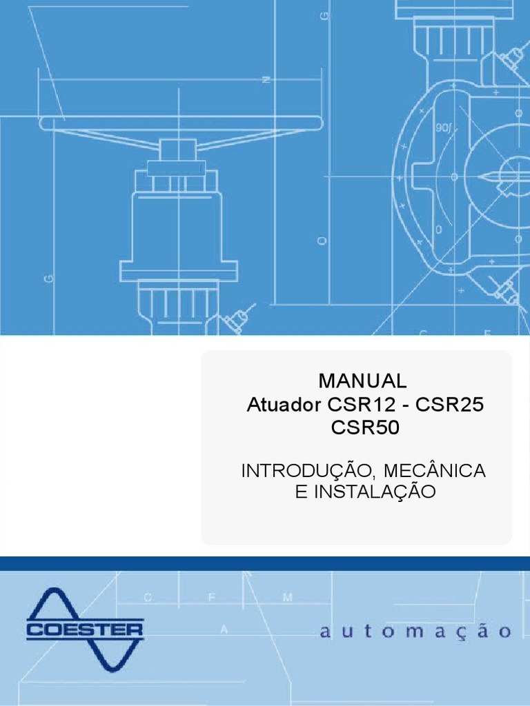 Manual Atuador CSR 12-25-50 | PDF